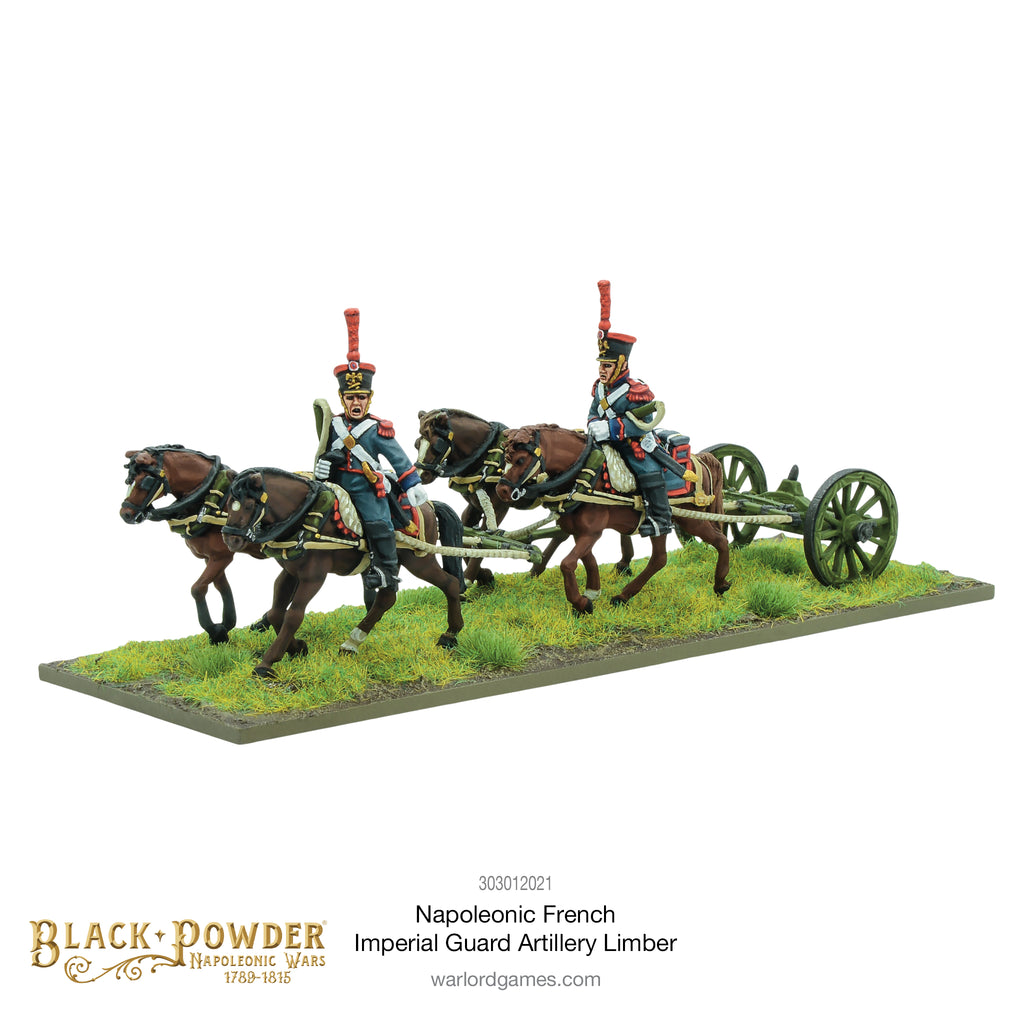 Napoleonic French Imperial Guard Artillery Limber – Warlord Games UK