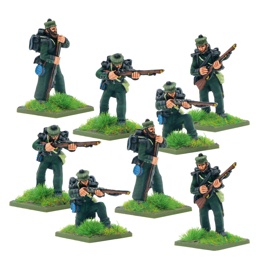 Crimean War British Rifle Brigade in forage caps – Warlord Games UK