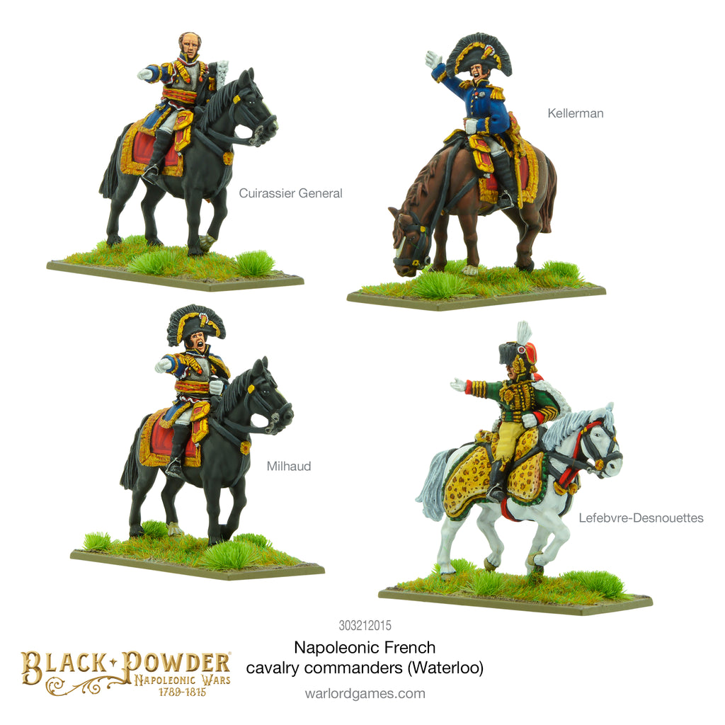 Napoleonic French cavalry commanders (Waterloo) – Warlord Games UK