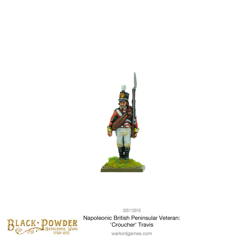 Napoleonic British Peninsular Veteran: 'Croucher' Travis – Warlord Games UK
