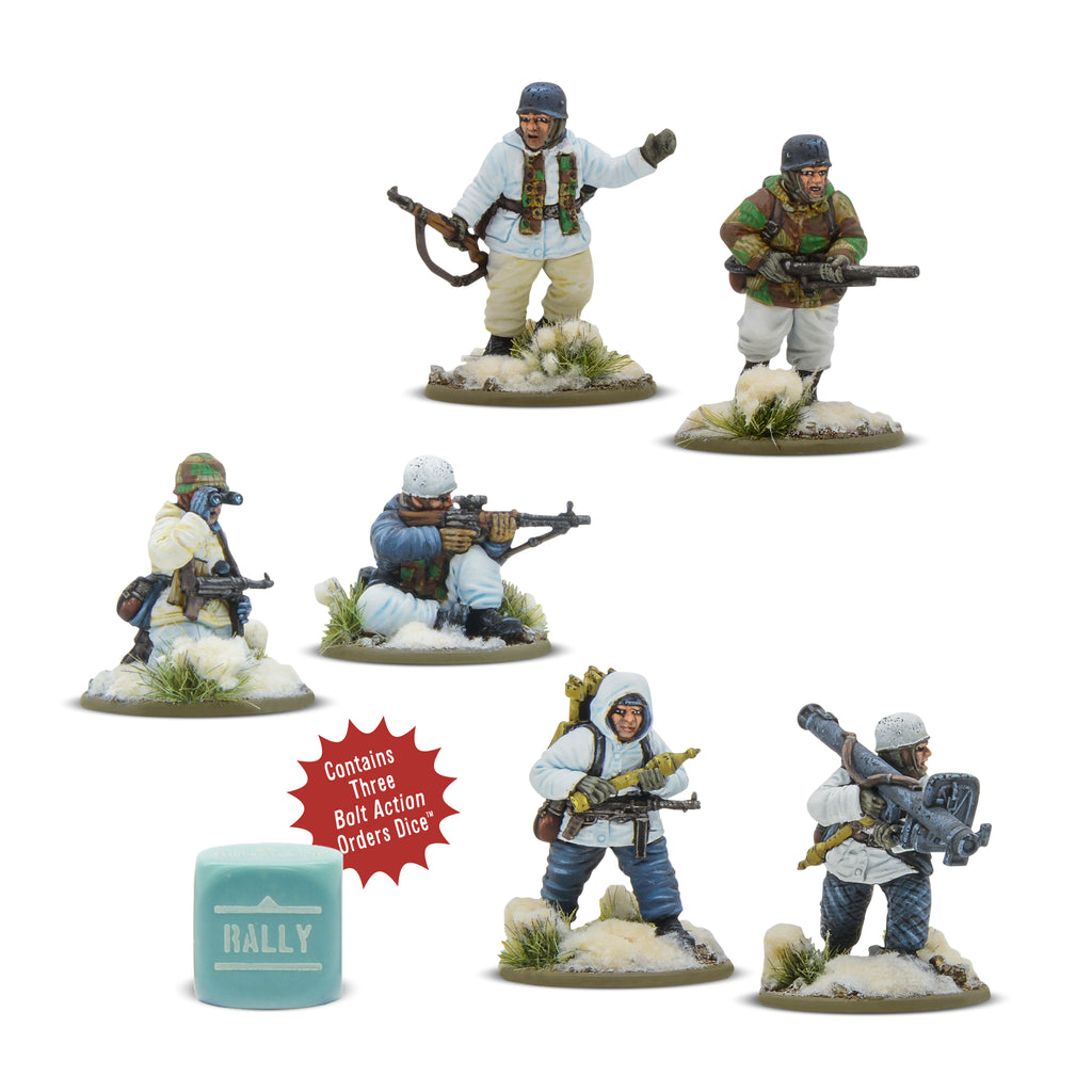 Winter Fallschirmjäger Weapons Teams – Warlord Games UK