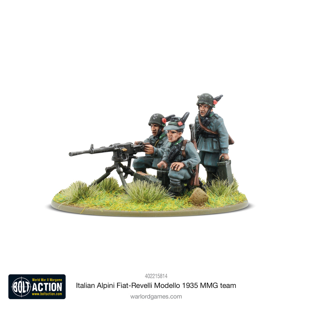 Italian Alpini Fiat-Revelli Modello 1935 Medium Machine Gun Team ...