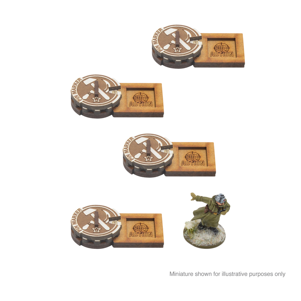 Bolt Action MDF Unit Pin Markers - Soviet Union – Warlord Games UK
