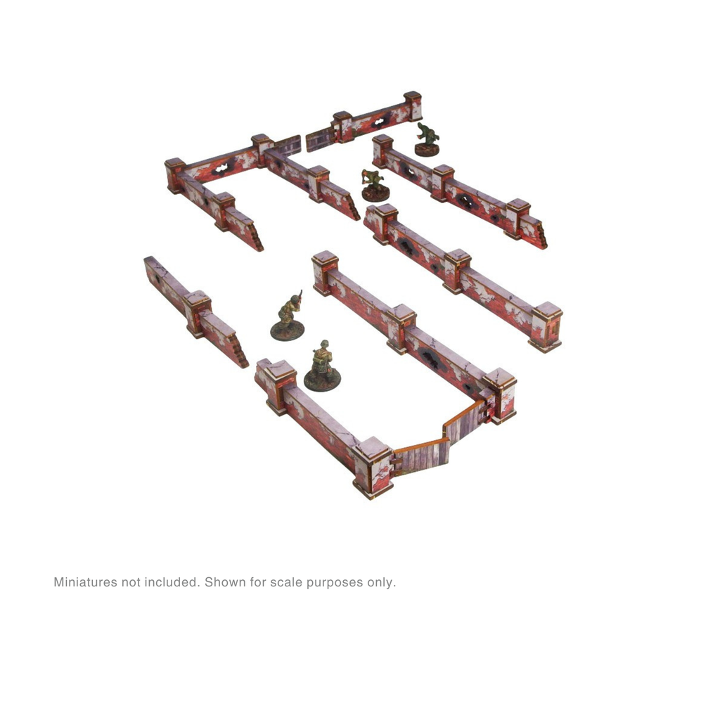 Pre-Painted WW2 Ostfront Stalingrad Walls Low – Warlord Games UK