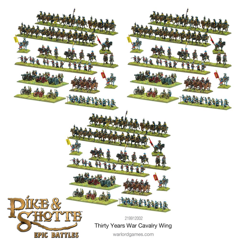Pike & Shotte Epic Battles - Thirty Years' War Cavalry Wing – Warlord ...