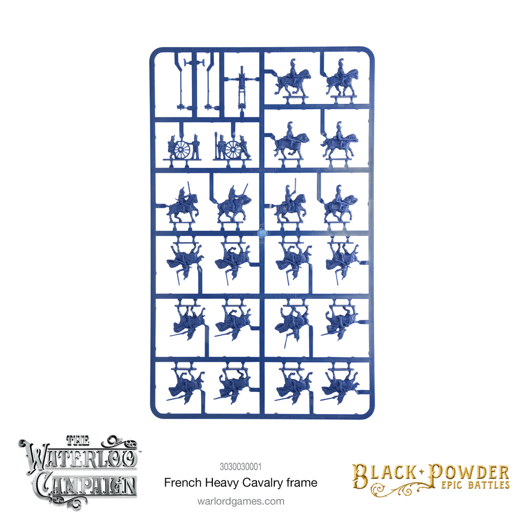 Epic Battles Waterloo - French Heavy Cavalry Sprue – Warlord Games UK