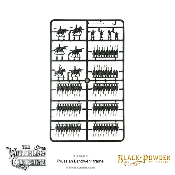 Epic Battles Waterloo - Prussian Landwehr Frame – Warlord Games Ltd