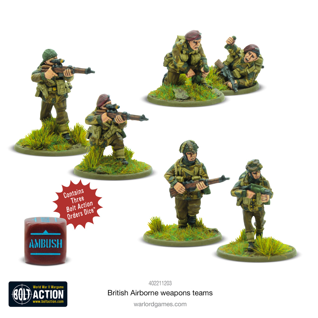 British Airborne weapons teams – Warlord Games UK