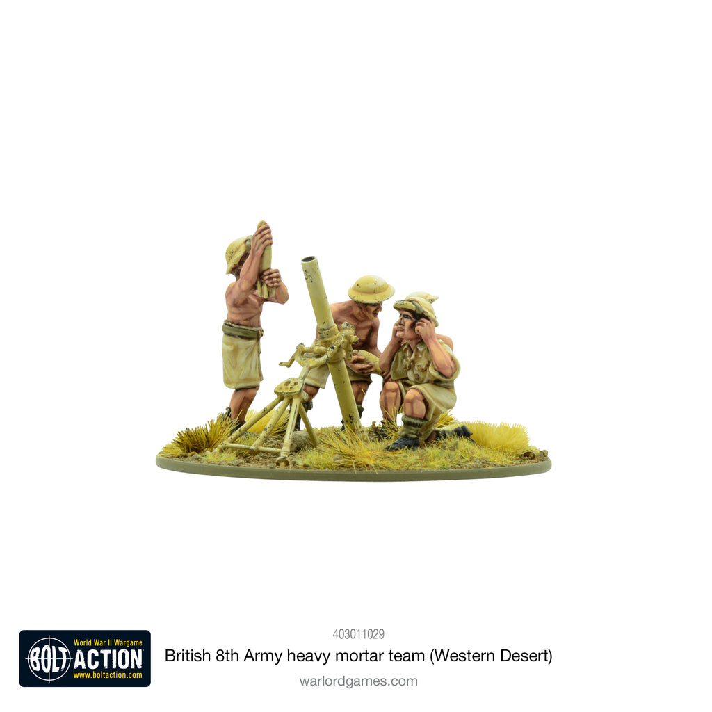 British 8th Army heavy mortar team (Western Desert) – Warlord Games UK