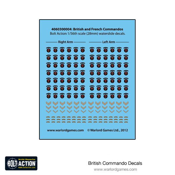 British Commando Decals – Warlord Games UK