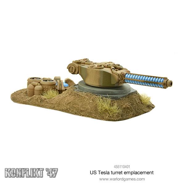US Tesla turret emplacement – Warlord Games Ltd