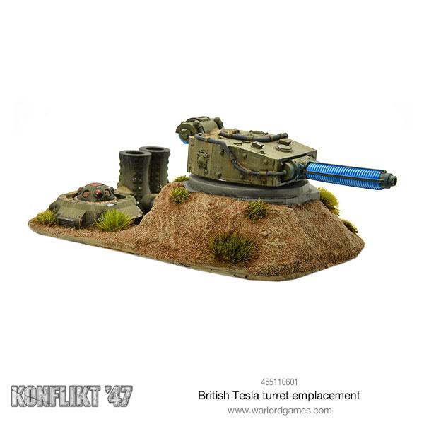 British Tesla turret emplacement – Warlord Games UK