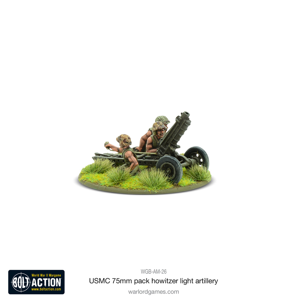 USMC 75mm pack howitzer light artillery – Warlord Games UK