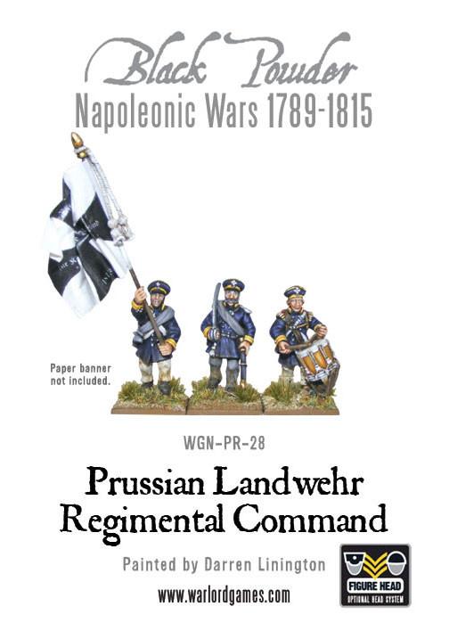 Prussian Landwehr Regimental Command – Warlord Games UK