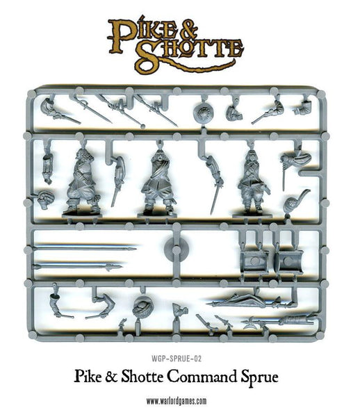 Pike & Shotte Command Sprue – Warlord Games Ltd